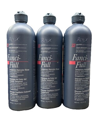 3 Bottles. Fanci-Full Rinse Temporary Hair Color Rinse In 33 Wildfire ...