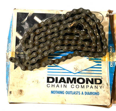 DIAMOND CHAIN #41 RIV X-1341-010 4' CHAIN | eBay