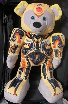 Build-A-Bear Transformers Bumblebee Bear 17” Changes Into Autobot ...