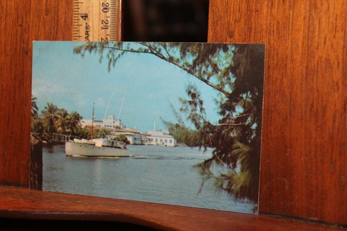 Vintage 1950's Florida Postcard Boca Raton Club Inland Waterway | eBay