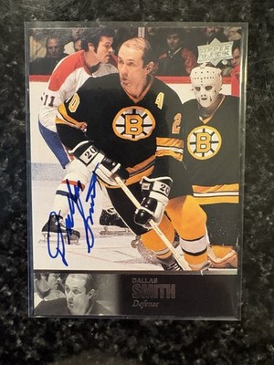 20-21 SP Signature Edition Legends Dallas Smith AUTO ON CARD BOSTON ...