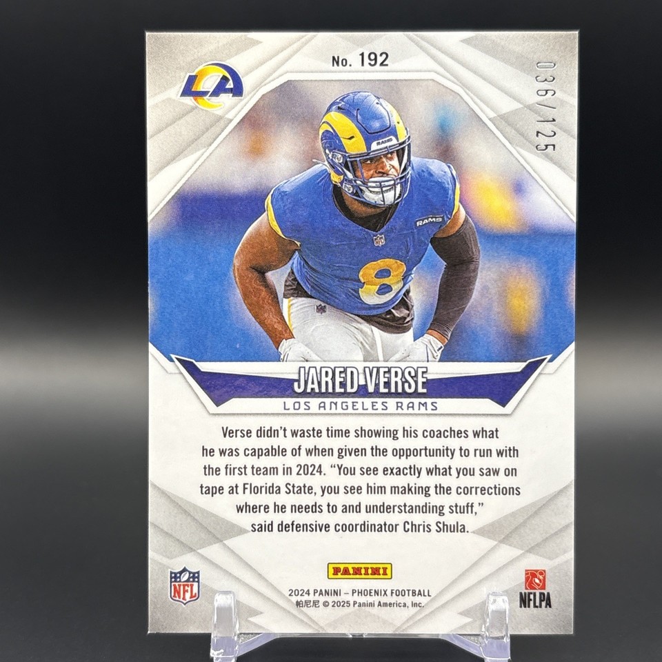 2024 Panini Phoenix - #192 Jared Verse [Gold Fade] /125 Rookie Card RC ...