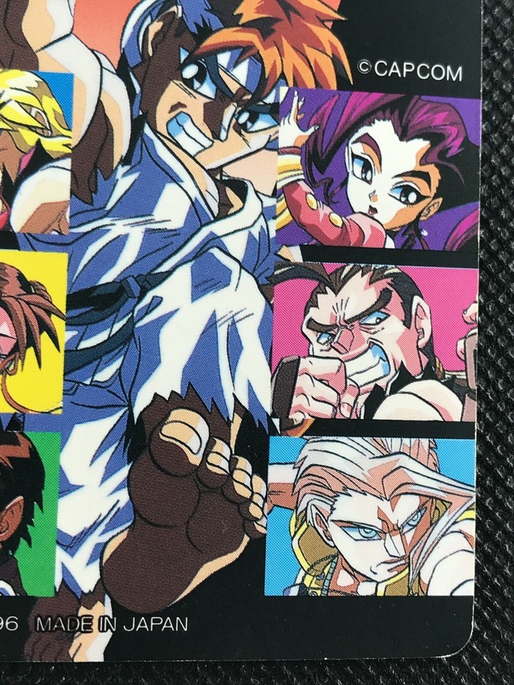 Ken VS Guy Street Fighter Zero Carddass Vintage Card Game Japanese ...