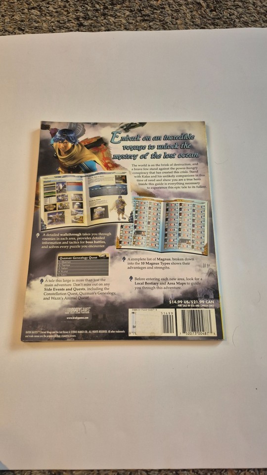 Baten Kaitos Eternal Wings And The Lost Ocean Strategy Guide Nintendo ...