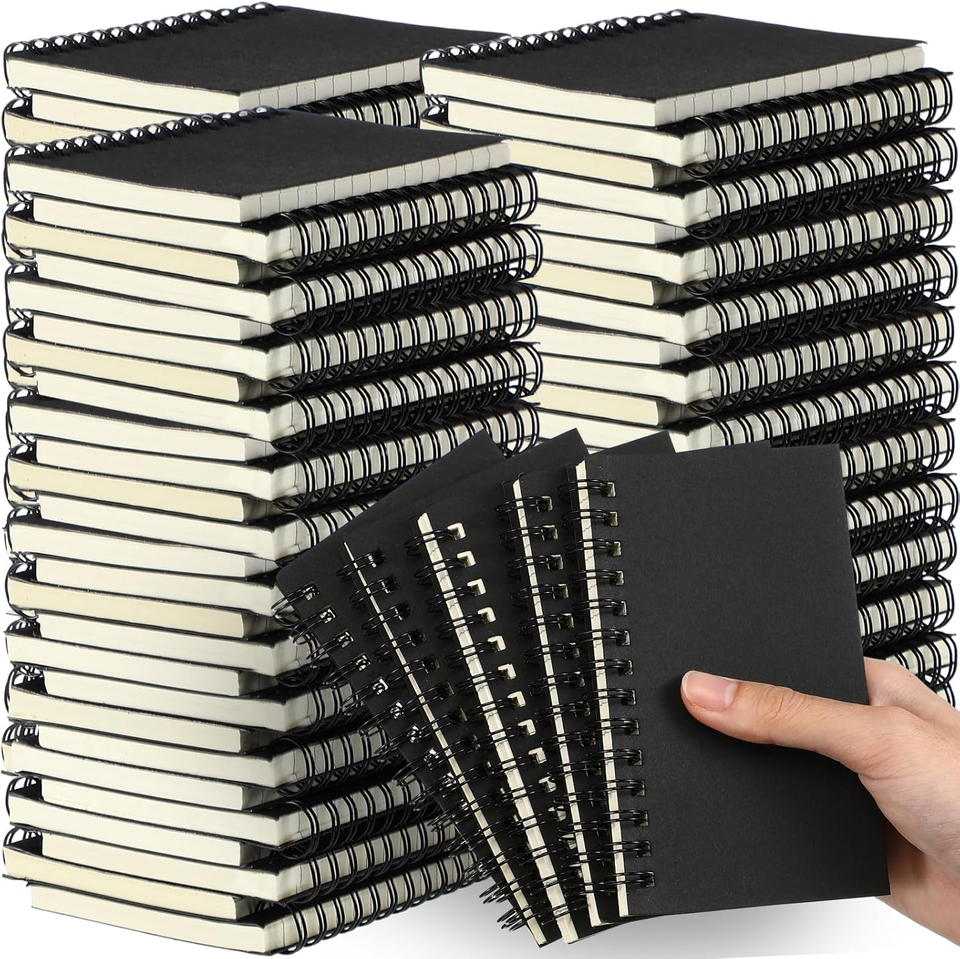 200 Pcs Small Spiral Notebooks Memo Pads 3X5 Bulk Small Pocket ...