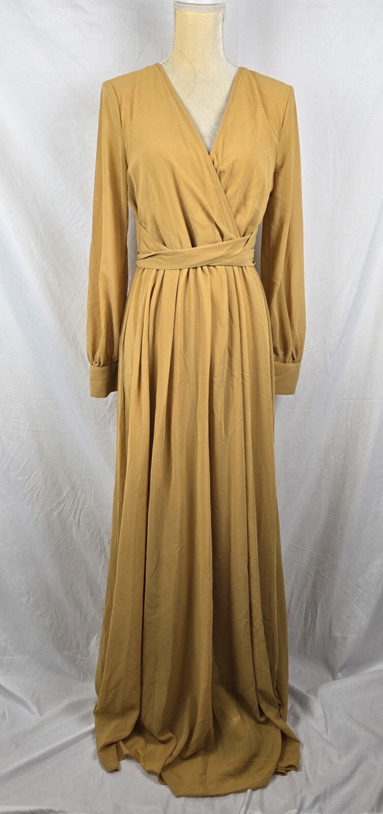 Baltic Born Lydia Maxi Dress in Mustard Yellow sz M C… - Gem