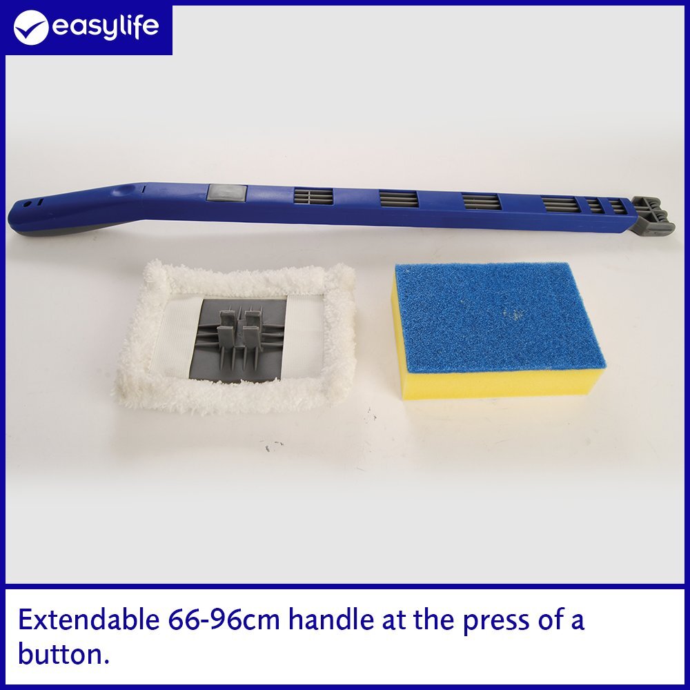 Easylife Telescopic Bathroom Cleaner, Long Reach Cleaning Sponge With ...