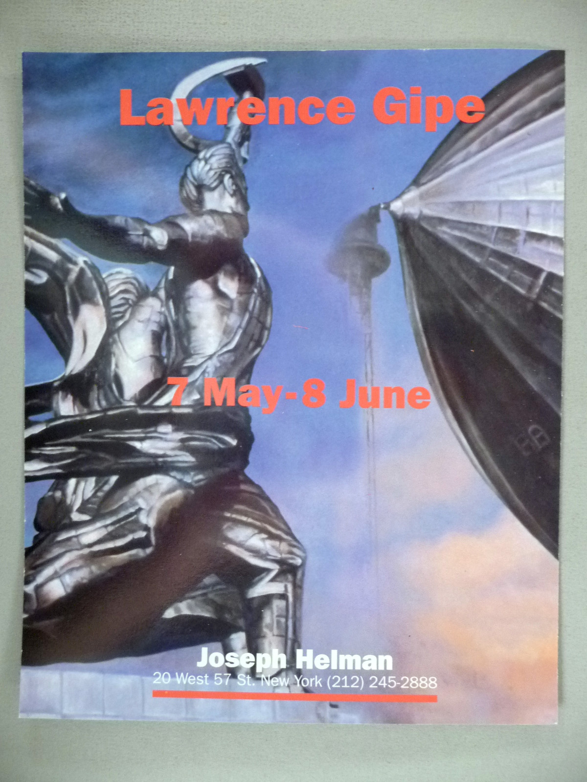 Lawrence Gipe Art Gallery Exhibit PRINT AD - 1996 | eBay