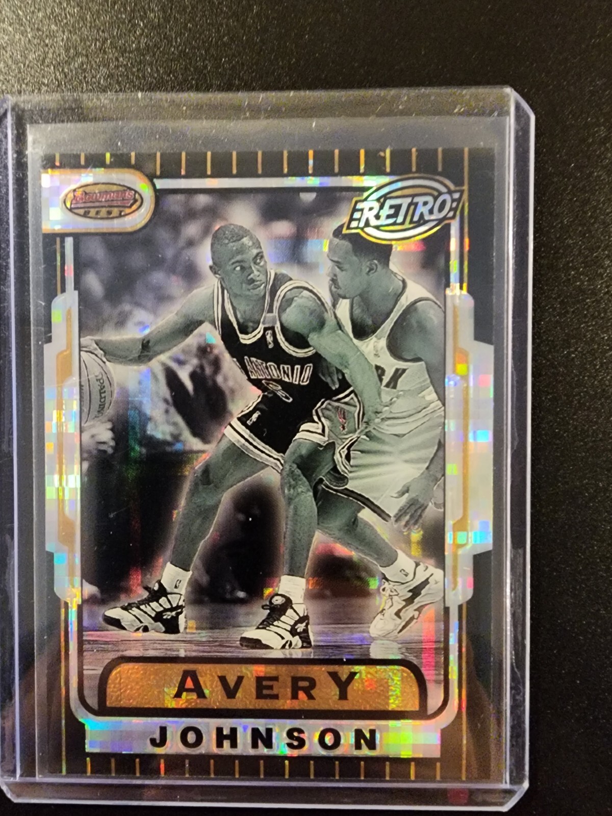 1996-97 Bowman's Best - Retro Atomic Refractor #TB1 Avery Johnson | eBay