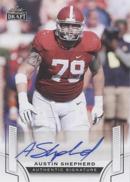 2015 Leaf Draft - Autographs #BA-AS1 Austin Shepherd (AU, RC) for sale ...