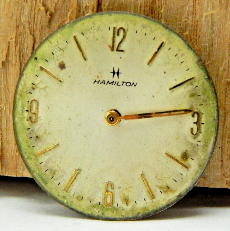 Vintage Hamilton 736 18 jewel adjusted men's wrist watch movement with ...
