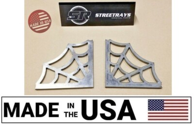 [SR] Spider Web Steel Gusset 3/16" Mild Steel Weld 4" x 4" Legs Rat Rod ...