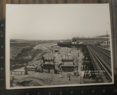 Orig 1921 BRONX Jerome Avenue Subway Yard Constr New York City 8x10 ...