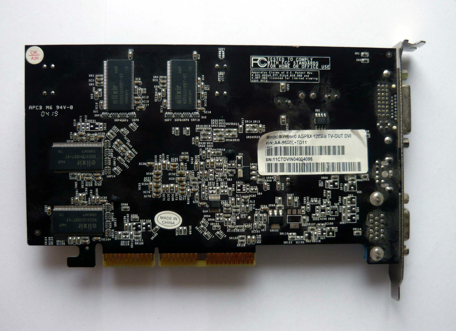 ATI Technologies ATI Radeon 9600 (100714116) 128MB DDR SDRAM AGP 4x/8x ...