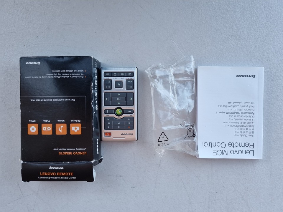 New Lenovo RC2292601/01 MCE remote control. Lenovo MCE Remote Control ...
