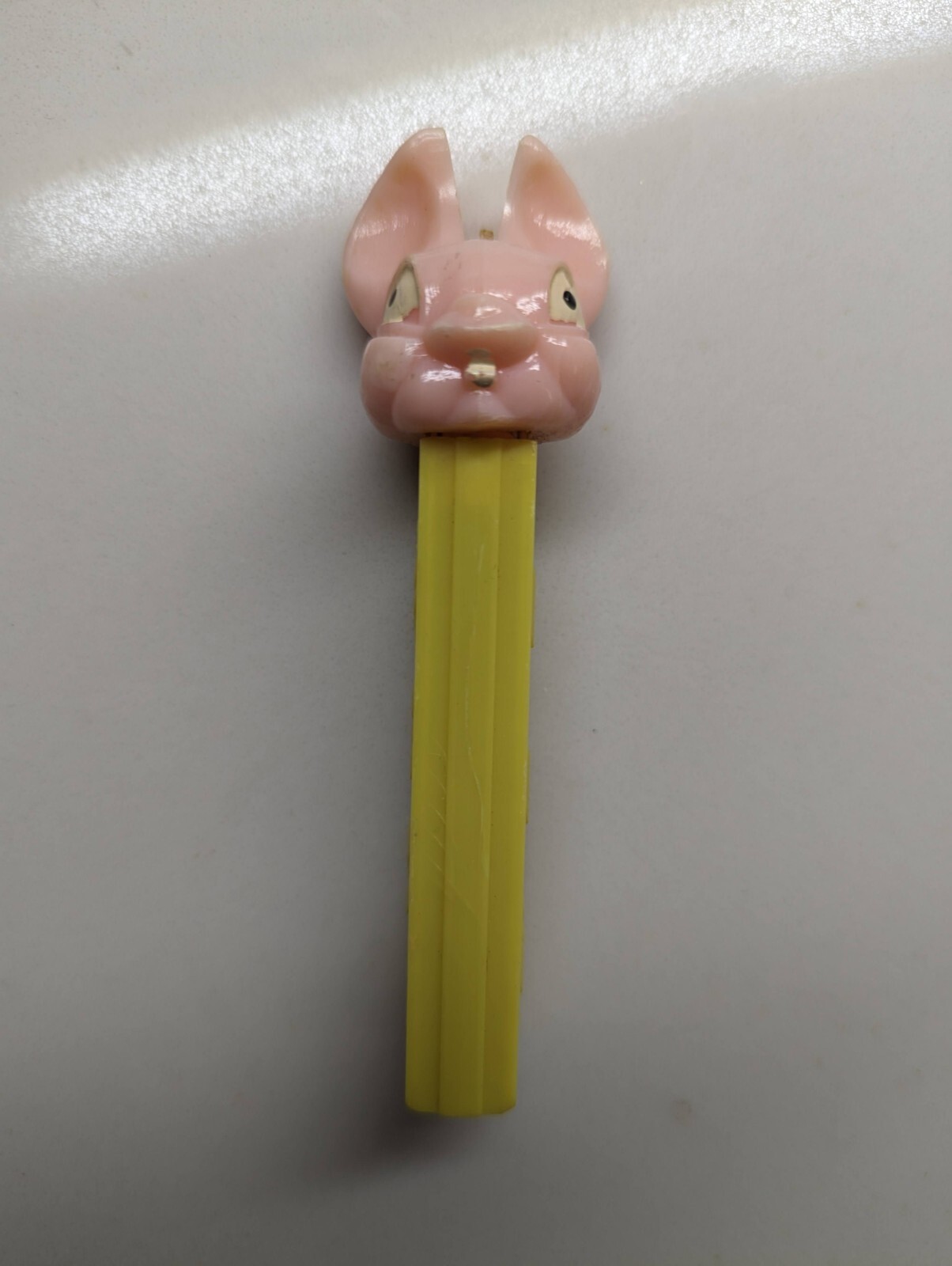 Vintage Pez Rabbit No Feet, Fat Ears, yellow stem 3.4 Made in Austria ...