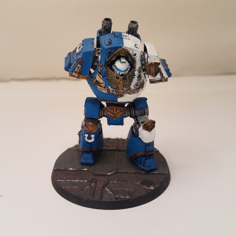 Warhammer 40k - ULTRAMARINE CONTEMPTOR DREADNOUGHT 1x Model #1e Built ...