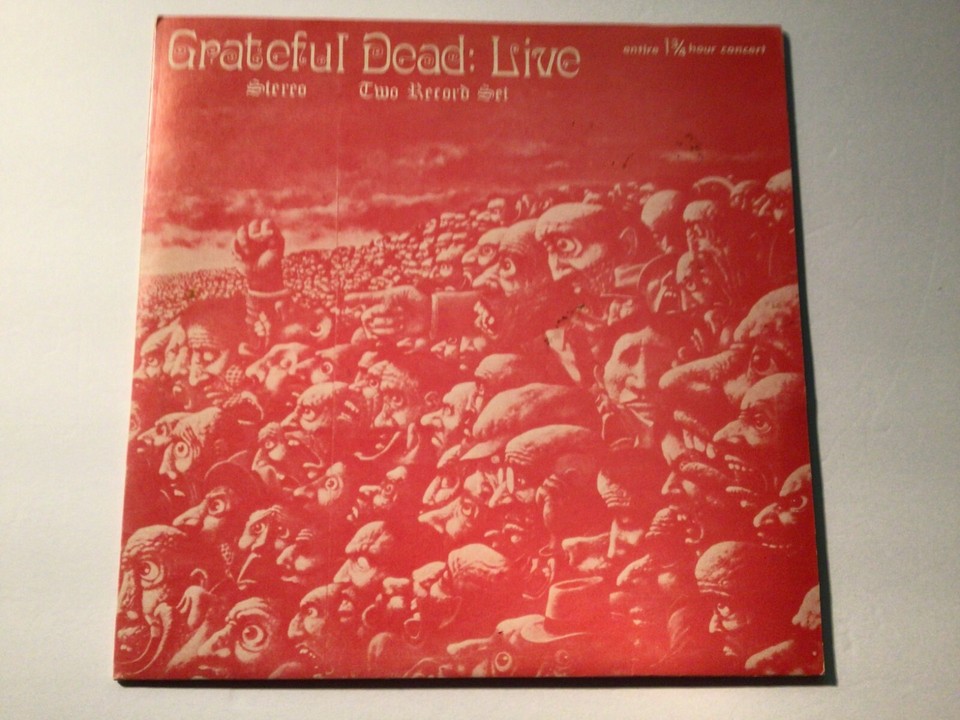 GRATEFUL DEAD - "Grateful Dead: Live" LP/Vinyl Record Revolution Red ...