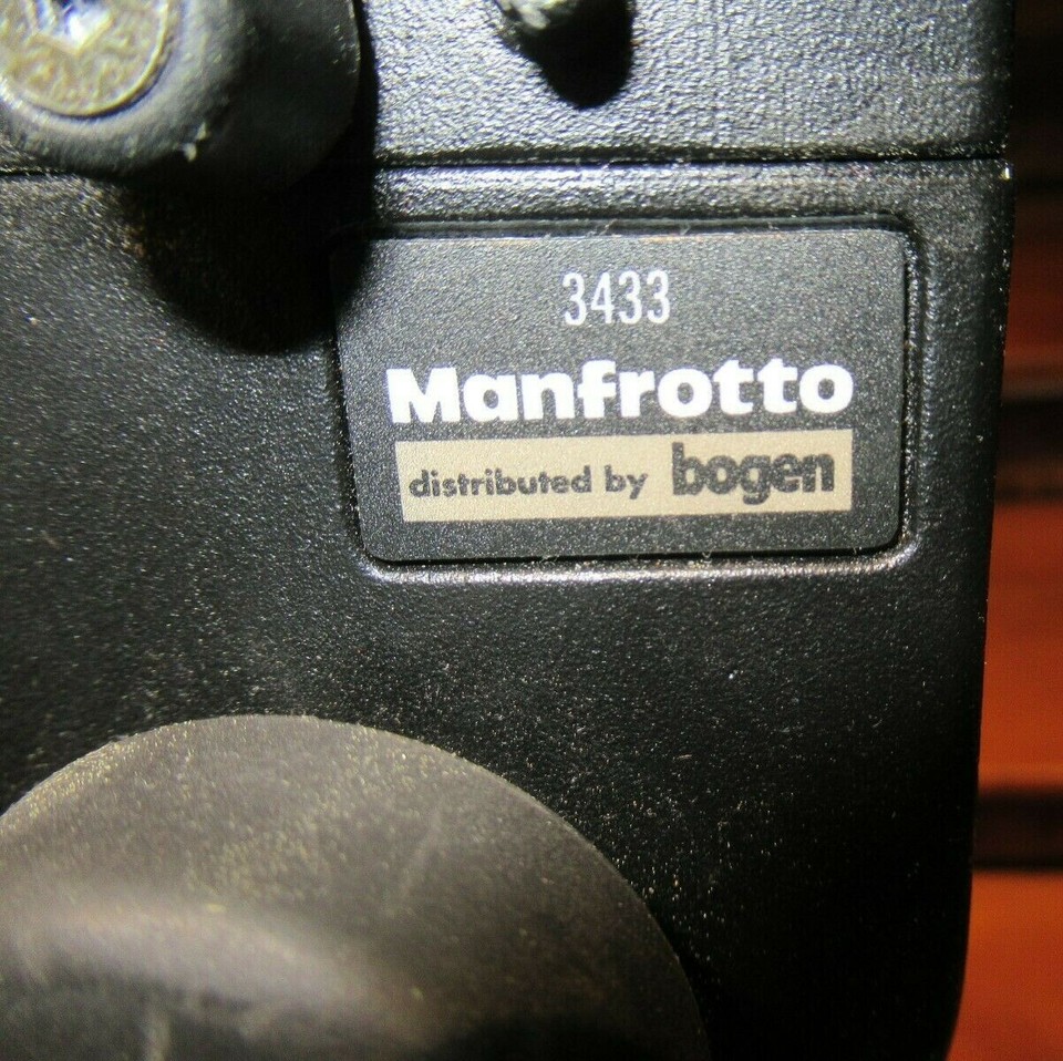 Manfrotto Distributed by Bogen 3046 Tripod & 438 Leveling Head & 3433 ...