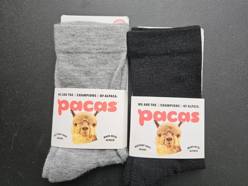 2 PR NWT WOMENS *PACAS* BUTTERY SOFT ALPACA WOOL SOCKS S/M GREAT🌲GIFT ...