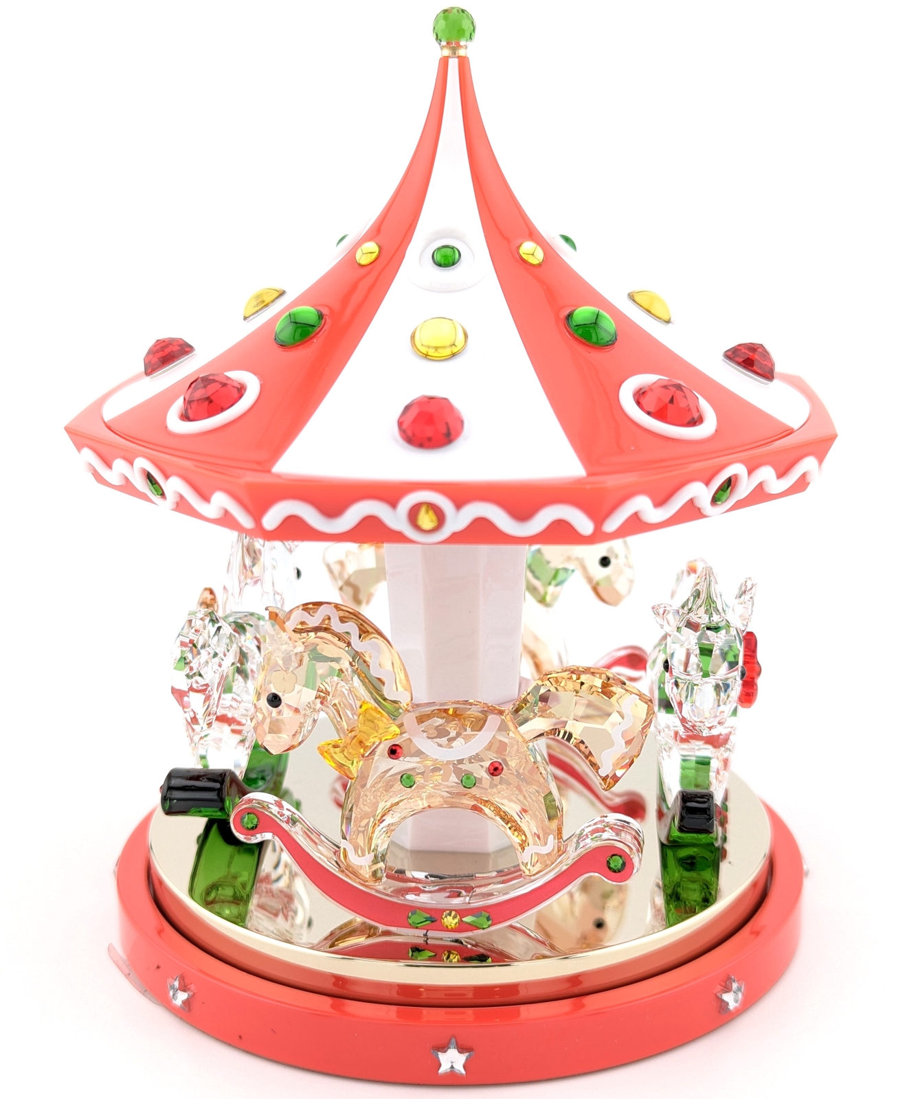 Swarovski Crystal Holiday Cheers Carousel Decoration - 5637096 for sale ...