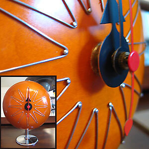 George Nelson Pill Clock Made for Wood Mid Century 150x200mm Japan ...