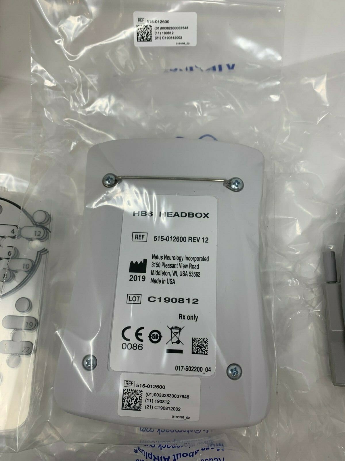 NEW Natus Neurology HB-6 Headbox 515-012600 EDX HB6 Fast Free Shipping ...