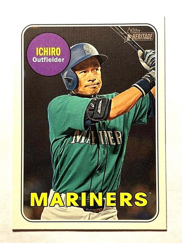 2018 Topps Heritage Ichiro Short Print SP #716 | eBay