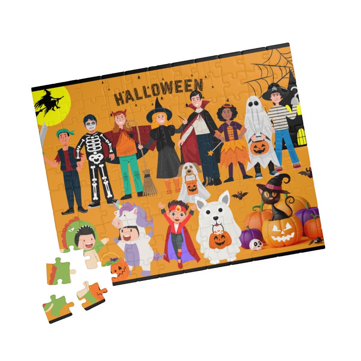 Halloween Puzzle For Kids