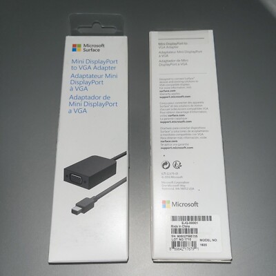 New OEM Microsoft Surface Mini DisplayPort to VGA Adapter Model 1820 | eBay
