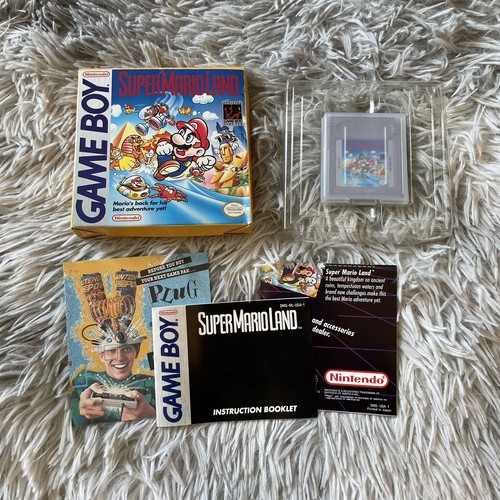 Super Mario Land Nintendo Game Boy Complete CIB Box Original Inserts ...
