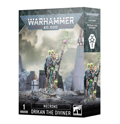 Warhammer 40k Necrons Orikan the Diviner v.2023 PLASTIC 10th Ed NEW | eBay