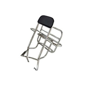 VESPA PX/LML STAINLESS steel Rear Rack Carrier Wheel Holder Back Rest ...