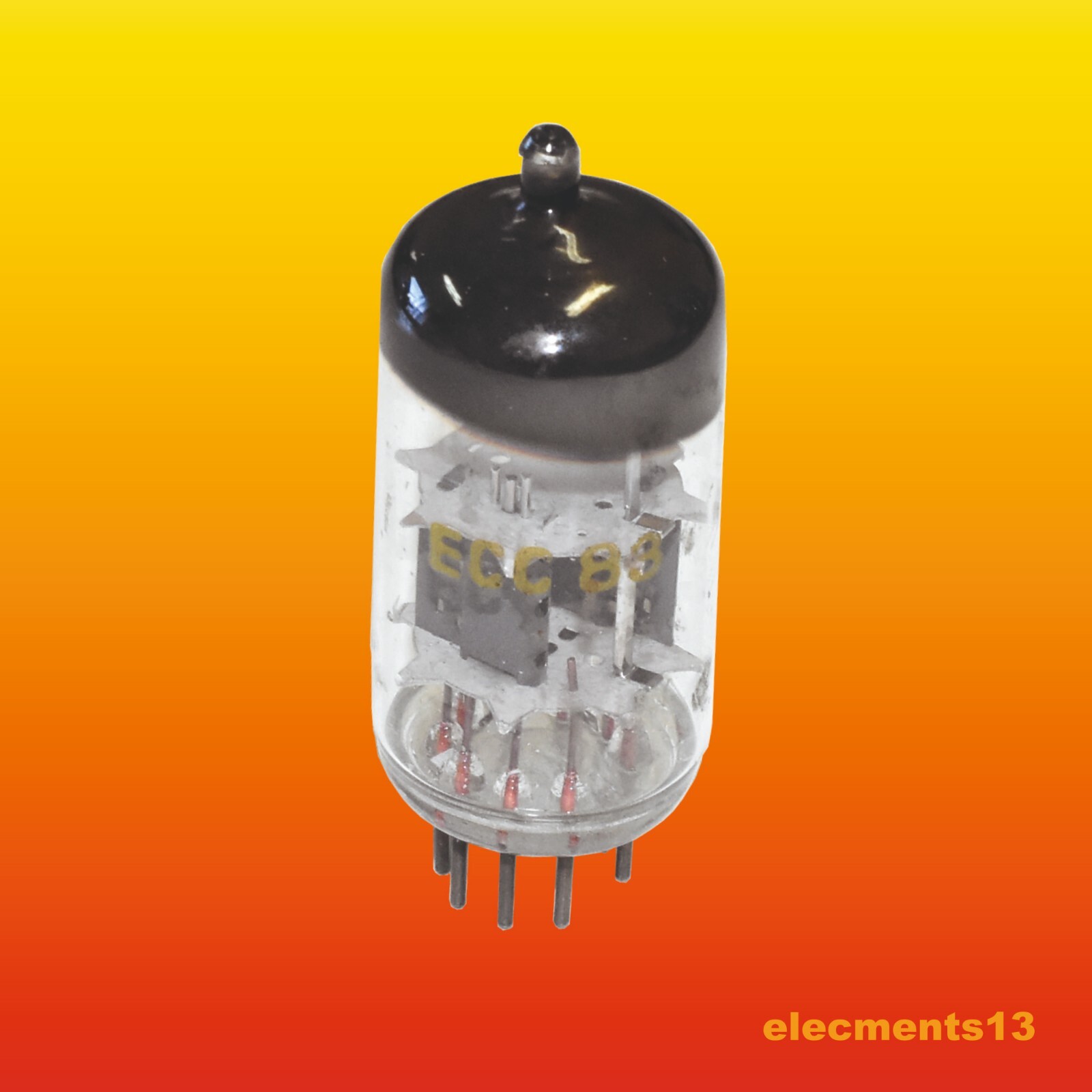 ECC83 DOUBLE TRIODE AUDIO VACUUM TUBE USED TESTED = 12AX7 B339 6L13 CM1 ...