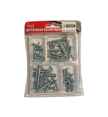 All Purpose Philips Screw Assortment Set - Steel Screw Set 70pc | eBay
