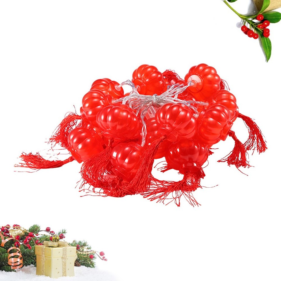 Led Lantern String Light Festival Lamp Outdoor Lights Lunar New Year ...