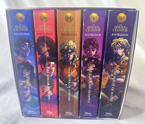 The Heroes Of Olympus Complete Series 5 Book Box Set Rick Riordan | eBay