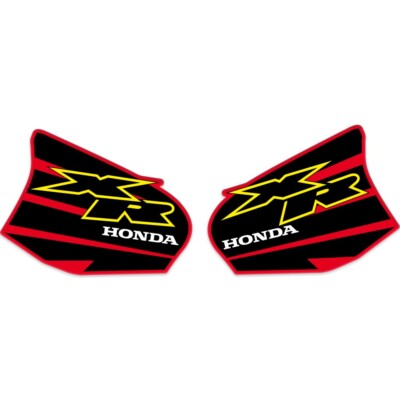 2000 Honda XR400R XR400 XR400R Premium Glossy Red Motocross Tank Decals ...