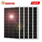 Dokio 100w 200w 400w Mono Solar Panel Monocrystalline for Home/Caravan ...