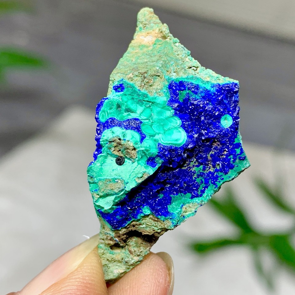 17G Best Natural Azurite/Malachite raw Crystal Mineral Specimen | eBay