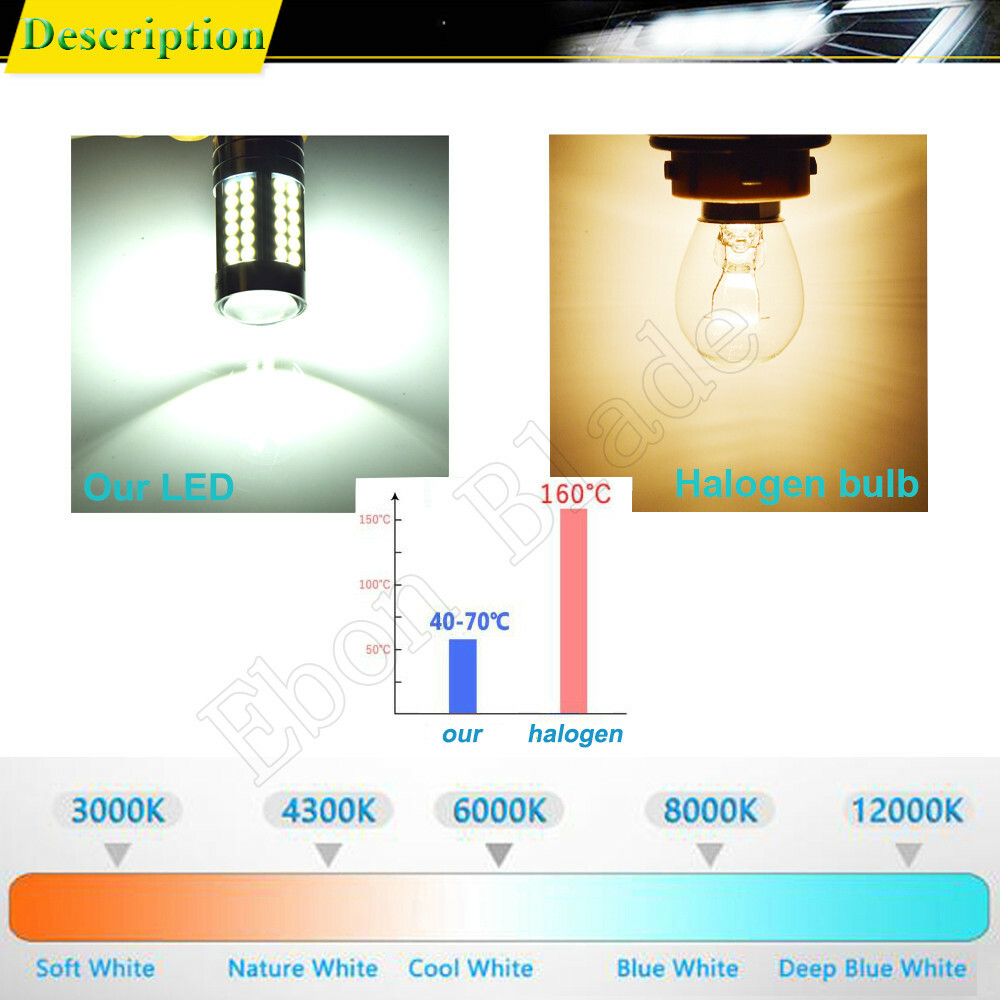 6V 12V 24V P26s LED 6 Volt Motorbike Motorcycle Scooter Headlight Bulb ...
