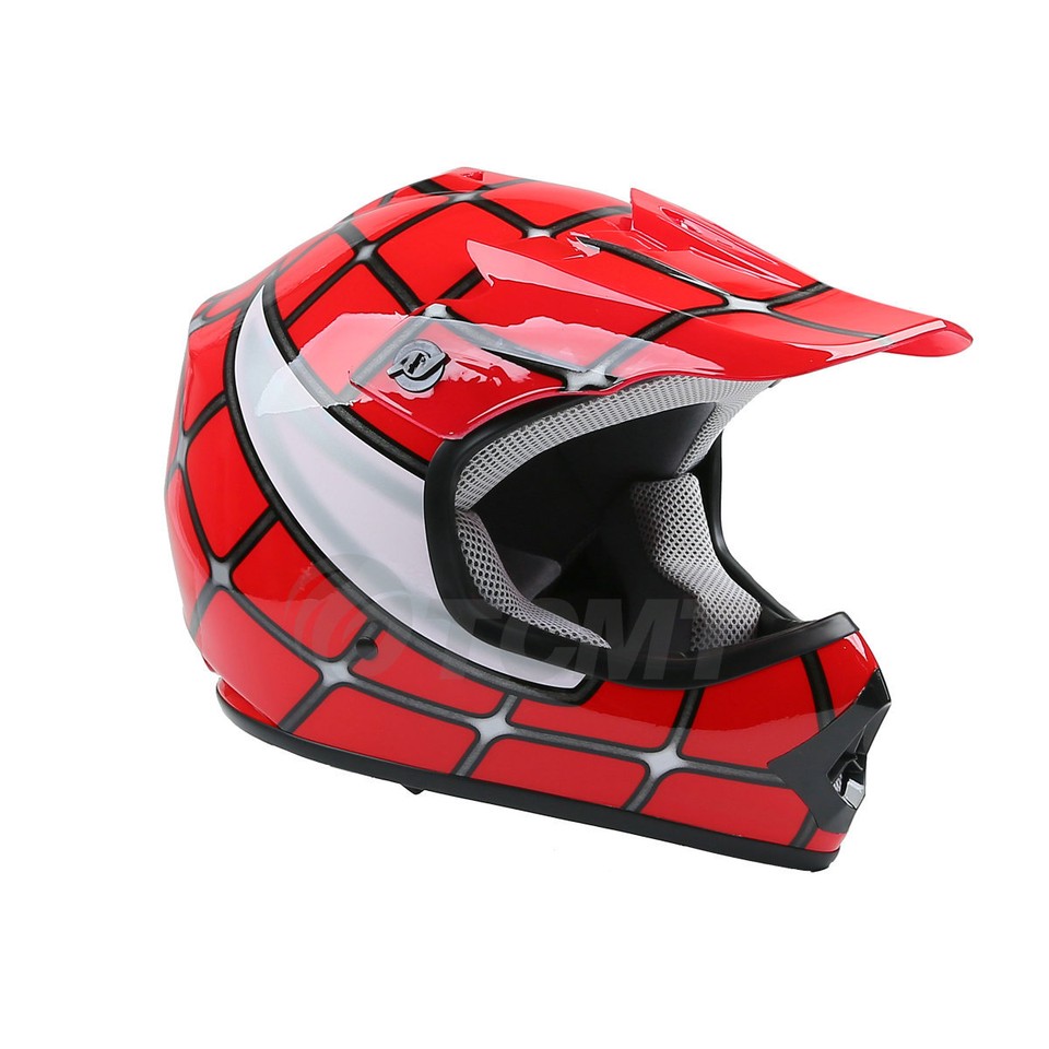 DOT Youth/Kids Child Motorcycle Helmet Motocross Dirt Bike ATV Off-Road ...
