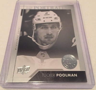 2017-18 Upper Deck Hockey Tucker Poolman Winnipeg Jets UD Portraits ...