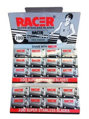 100 Racer Super Stainless Double Edge Razor Blades | eBay