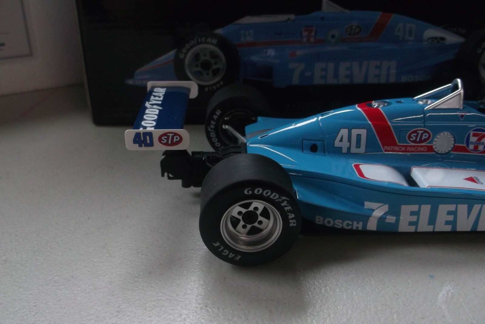 EMERSON FITTIPALDI ERROR CAR 7-ELEVEN MICHIGAN WINNER 1985 MARCH 85C ...