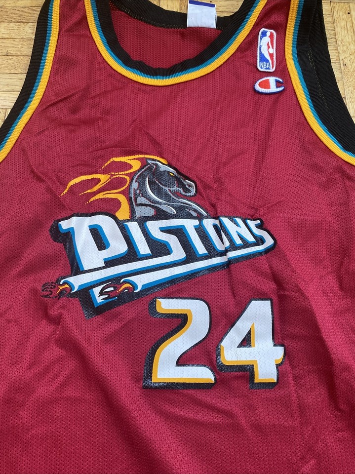 Rare Nike Detroit Pistons Alternate Mateen Cleaves Champion Jersey ...