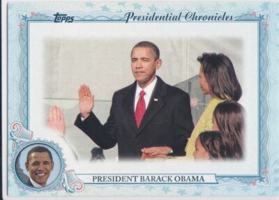 BARACK OBAMA Topps Presidential Chronicles USA United States ...