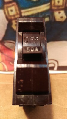 GE/GENERAL ELECTRIC Type R 1 Pole 50 Amp R150 Circuit Breaker | eBay