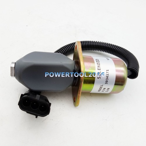 12v Fuel Shutoff Solenoid Sa-4754-12 3934171 for Cummins Synchro Start ...