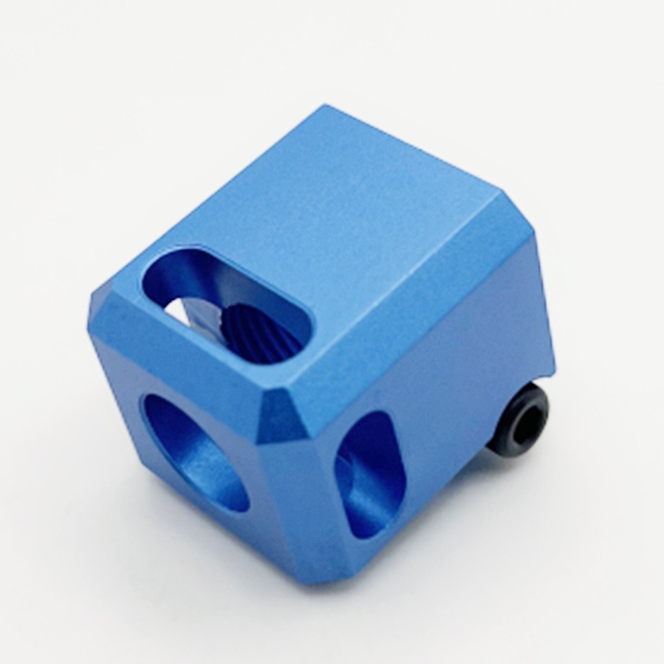 1/2x28 TPI 9mm Muzzle Brake Compensator Clamp Aluminum For Glock CC 4 ...
